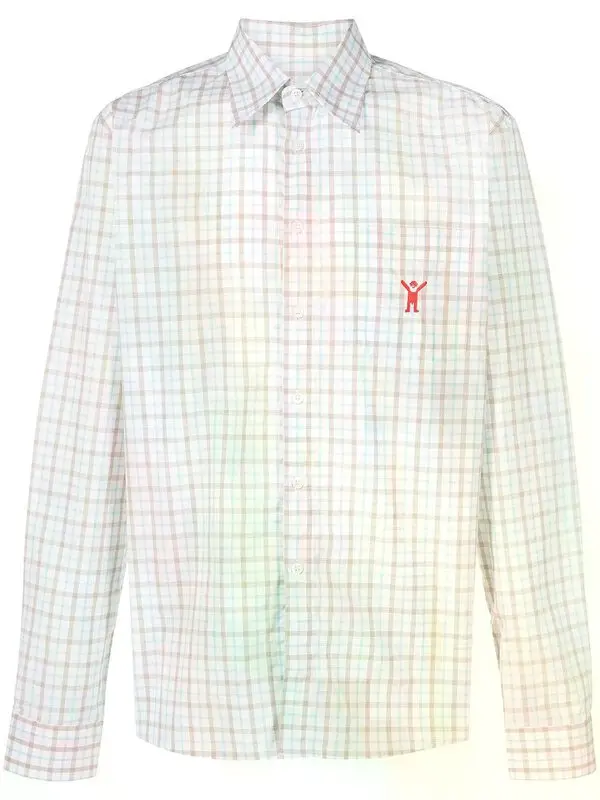 WALTER VAN BEIRENDONCK Embroidered-logo Shirt