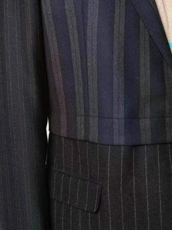 WALTER VAN BEIRENDONCK Pinstripe-panel Blazer