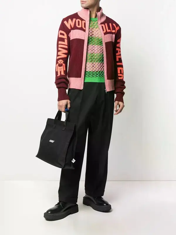WALTER VAN BEIRENDONCK Wild Woolly Zipped Cardigan