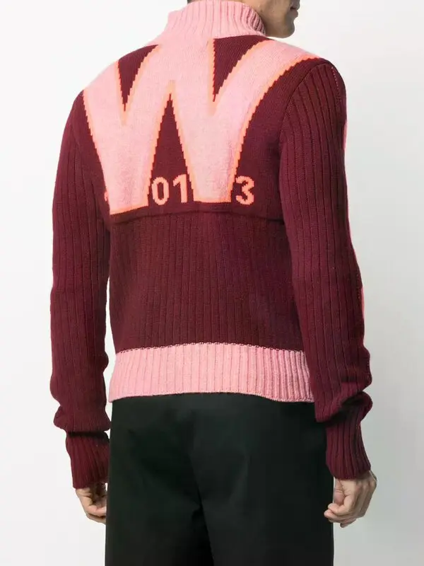 WALTER VAN BEIRENDONCK Wild Woolly Zipped Cardigan
