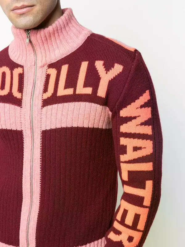 WALTER VAN BEIRENDONCK Wild Woolly Zipped Cardigan