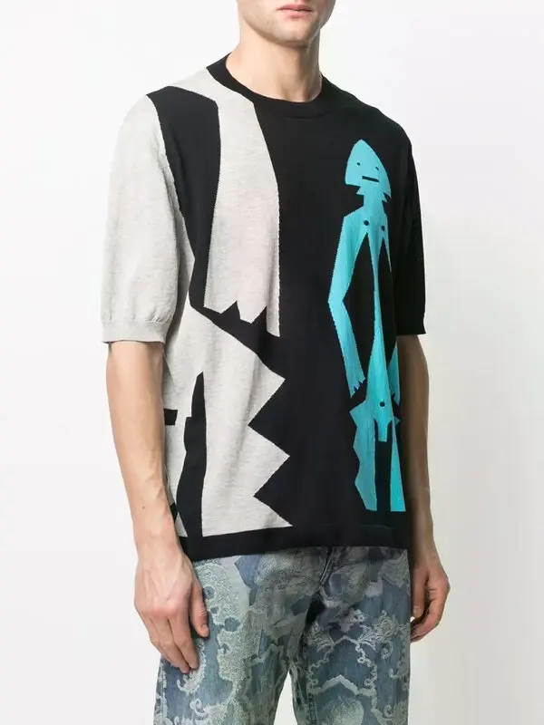 WALTER VAN BEIRENDONCK Mumuye Knit T-shirt