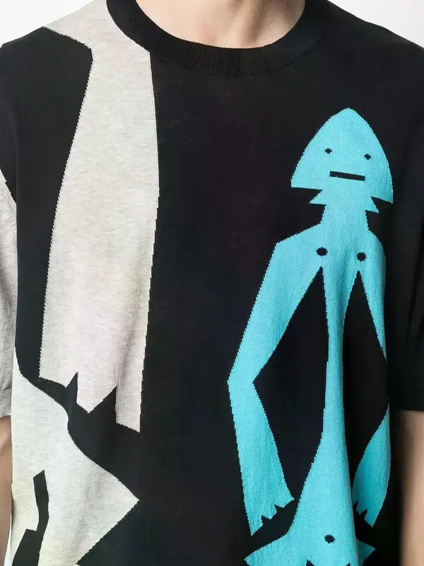WALTER VAN BEIRENDONCK Mumuye Knit T-shirt