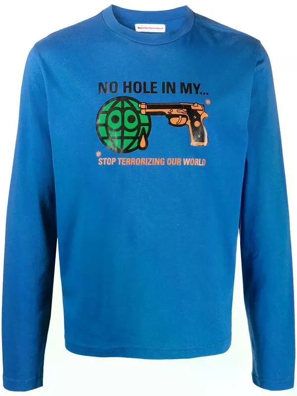 WALTER VAN BEIRENDONCK Gun Long-sleeved T-shirt