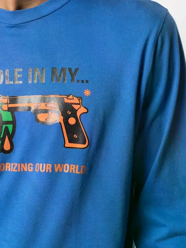 WALTER VAN BEIRENDONCK Gun Long-sleeved T-shirt