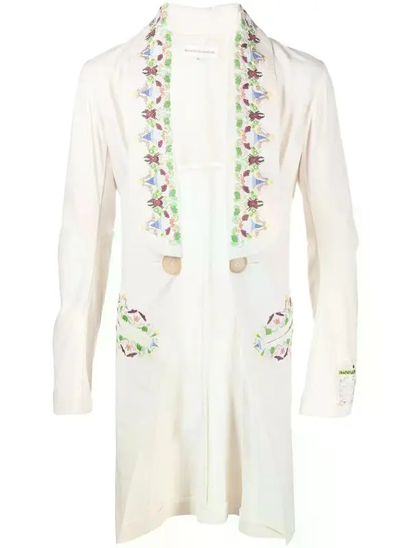 WALTER VAN BEIRENDONCK Revolution Embroidered Coat