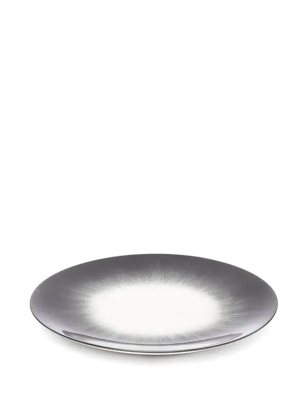 ANN DEMEULEMEESTER X SERAX Set Of Two-tone Porcelain Plates