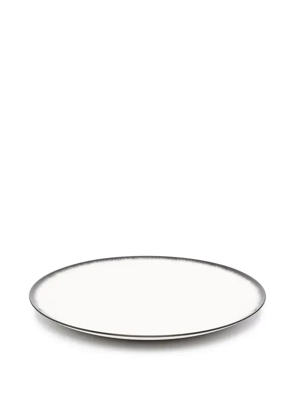 ANN DEMEULEMEESTER X SERAX Shadow-trim Porcelain Plate Set