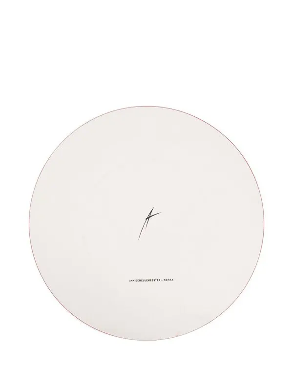 ANN DEMEULEMEESTER X SERAX Set Of Two Porcelain Contrast Rim Plates