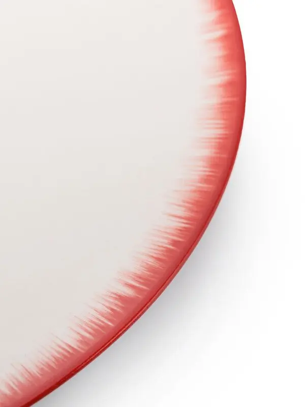 ANN DEMEULEMEESTER X SERAX Set Of Two Porcelain Contrast Rim Plates