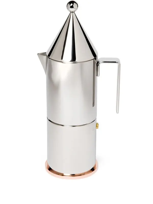 ALESSI La Conica Coffee Maker - Silver