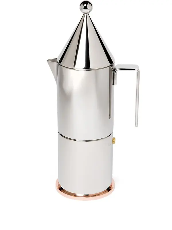 ALESSI La Conica Coffee Maker - Silver