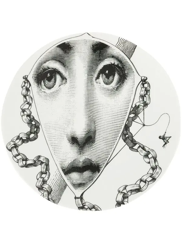 FORNASETTI Face Plate - Black