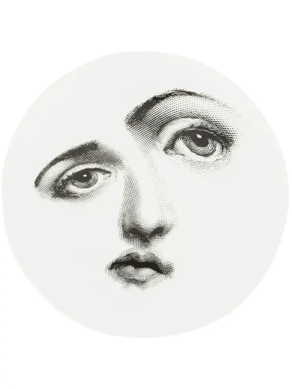 FORNASETTI Distorted Face Plate
