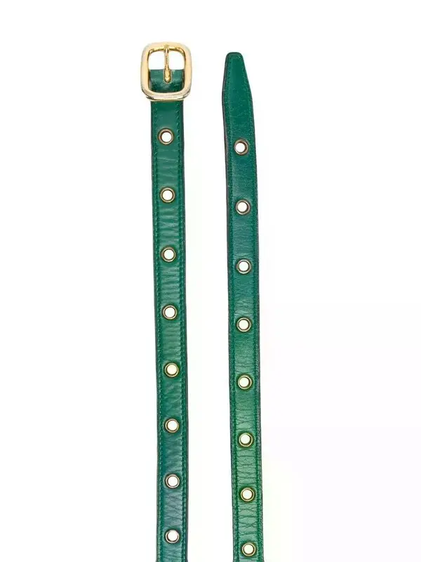 Hermès 1990s Skinny Design Buckled Belt