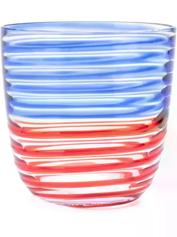 CARLO MORETTI Striped Glass - Blue