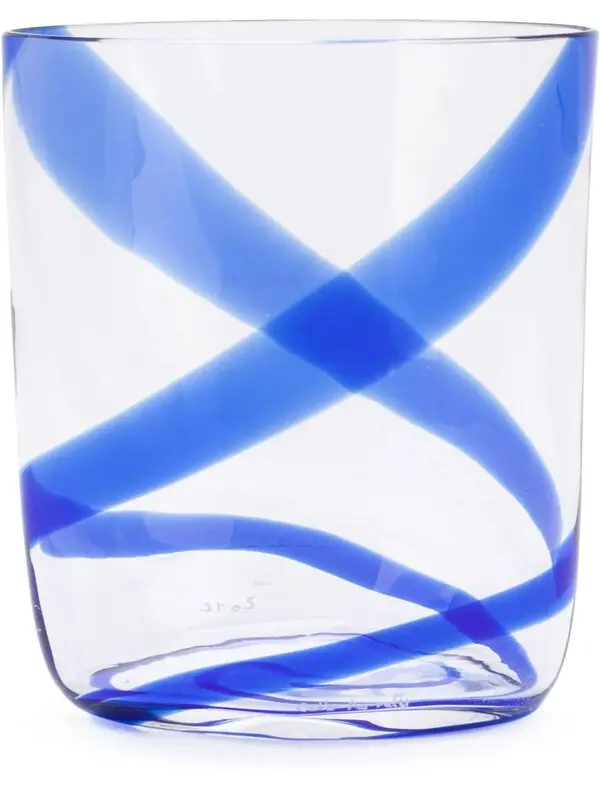 CARLO MORETTI Striped Glass - Blue