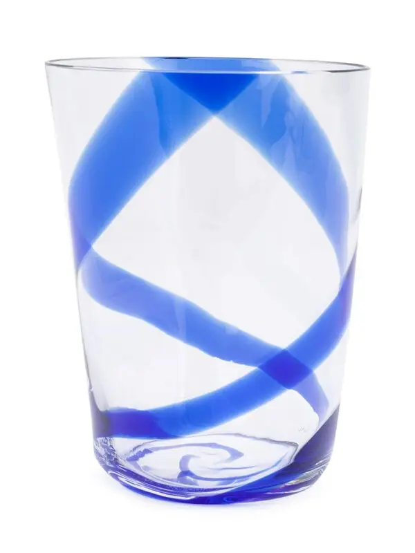 CARLO MORETTI Striped Glass - Blue