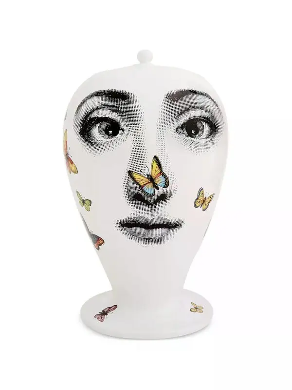 FORNASETTI Farfalle Face-print Vase