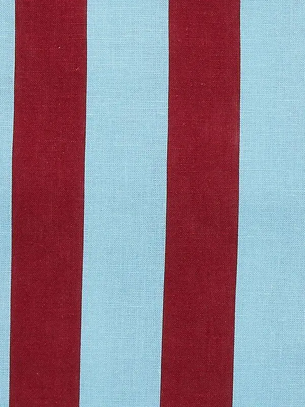 La DoubleJ Stripe-print Tablemats - Red