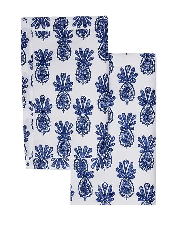 La DoubleJ Pineapple-print Tablemats