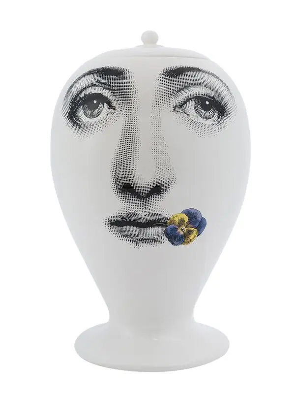 FORNASETTI Face Print Ceramic Vase