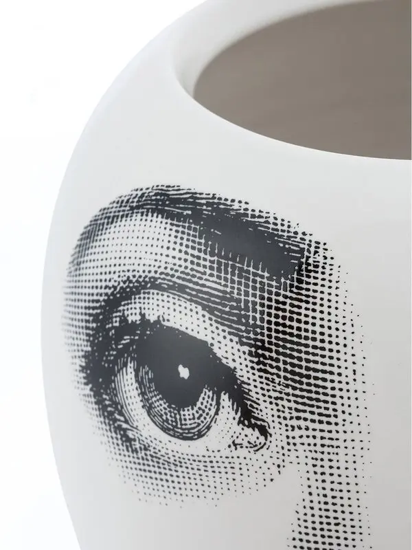 FORNASETTI Face Print Ceramic Vase