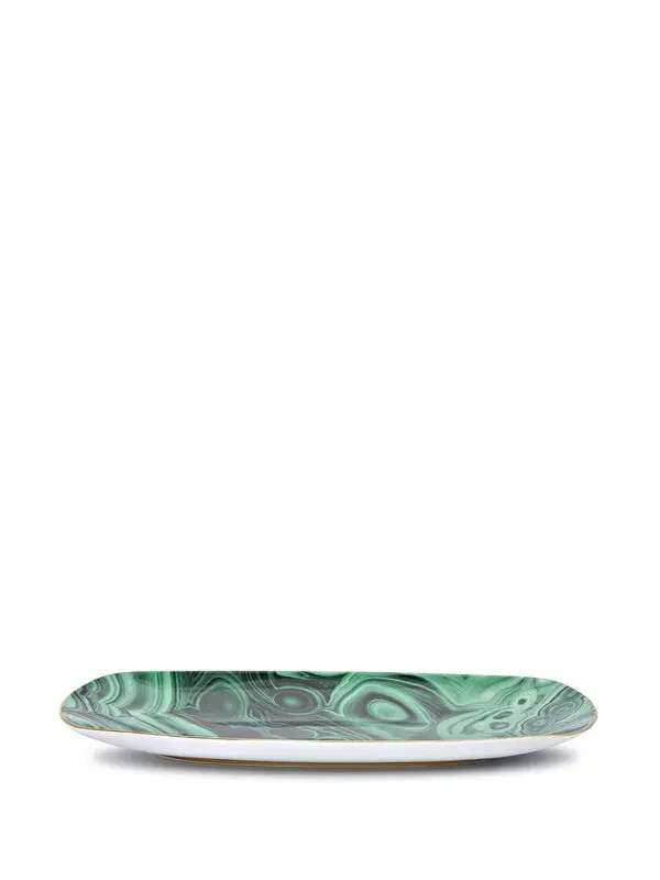 L'Objet Malachite Tray - Green