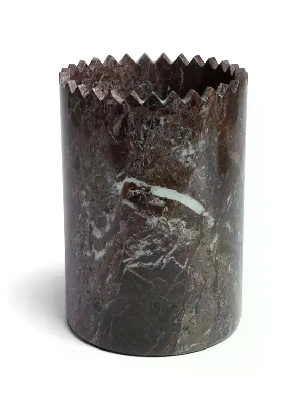 EDITIONS MILANO Triangoli Levanto Marble Vase