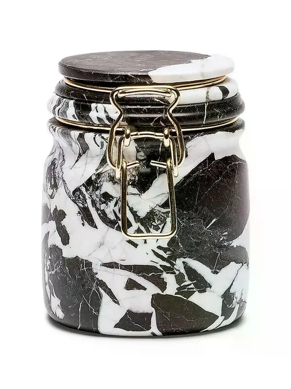 EDITIONS MILANO Miss Marble Grand Jar - Black