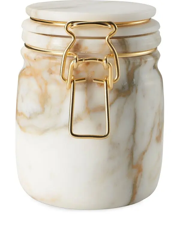 EDITIONS MILANO Miss Marble Calacatta Jar