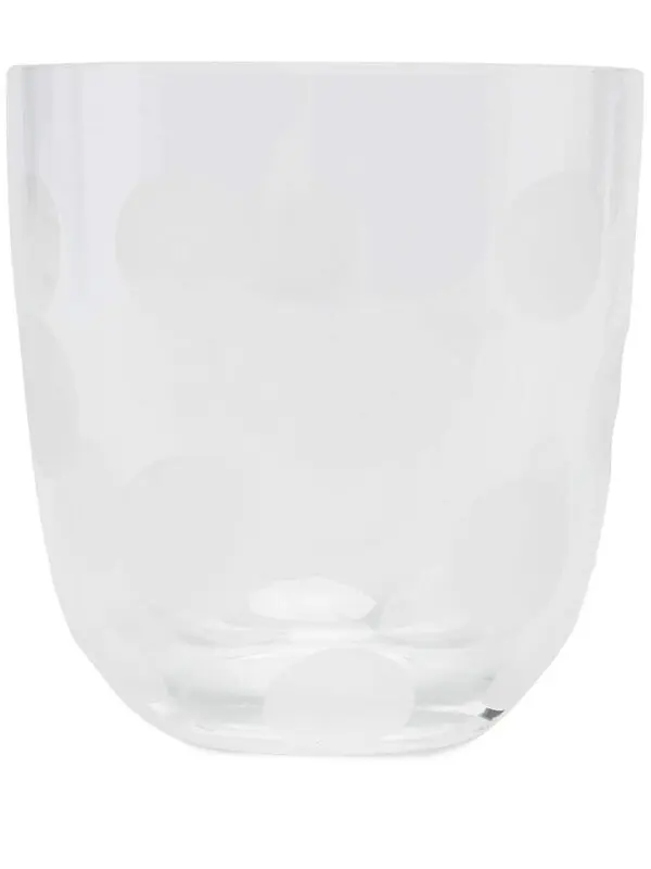 CARLO MORETTI Polka Dot Print Glass - White