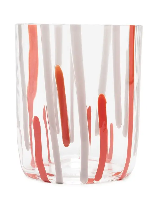 CARLO MORETTI Abstract Stripe Print Glass
