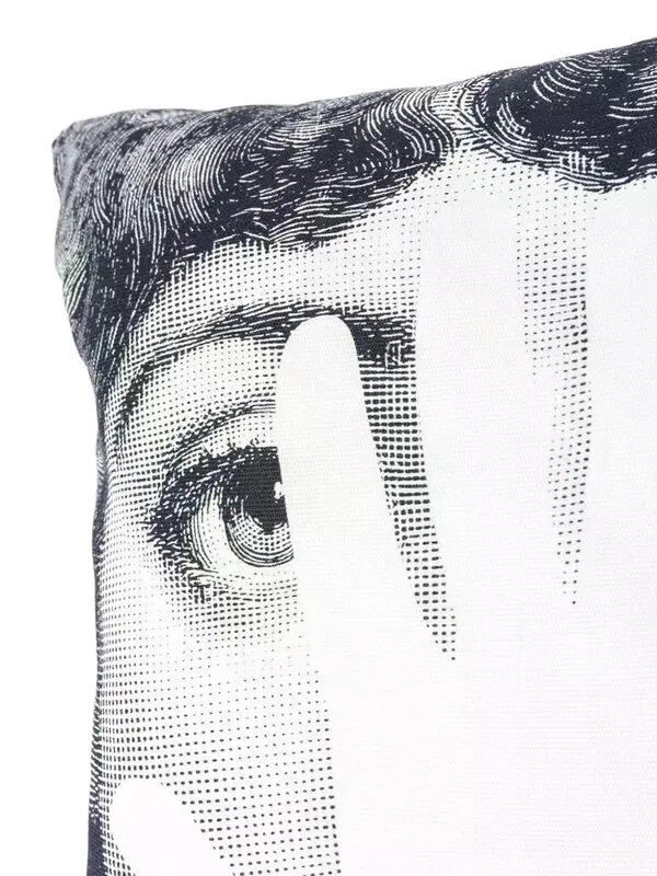 FORNASETTI Mano Photograph-print Cushion - White