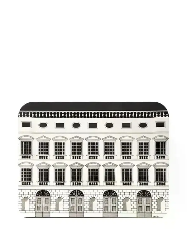 FORNASETTI Architettura Decorative Tray - Black