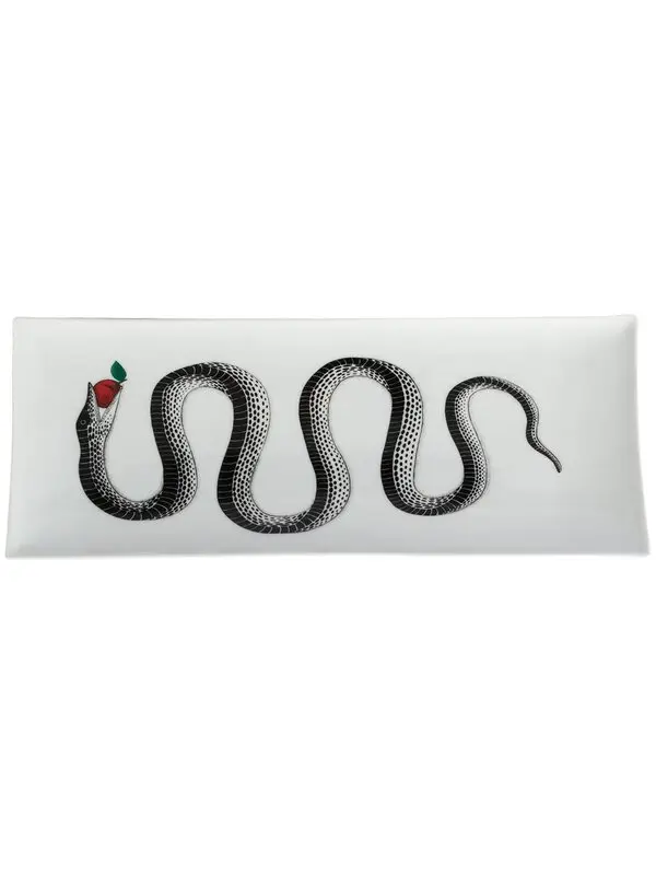 FORNASETTI Serpente Serving Dish - White