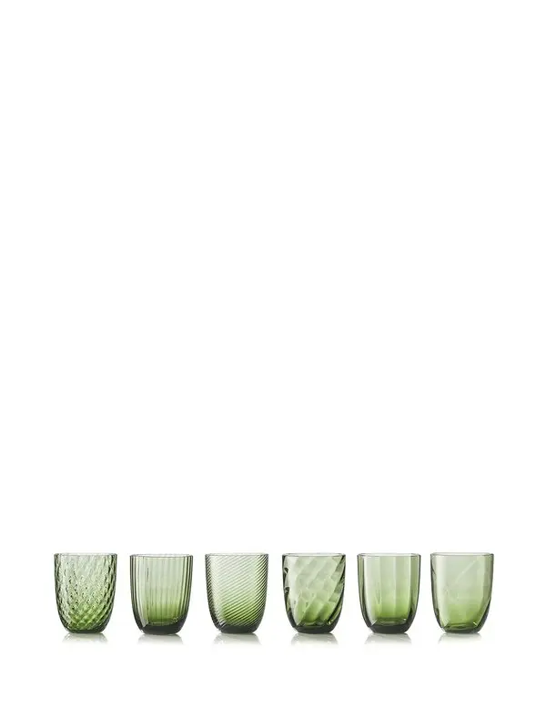 NASONMORETTI Idra Water Glasses - Green