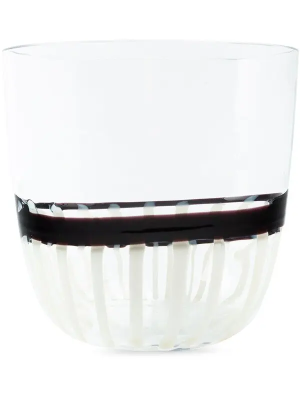 CARLO MORETTI Striped Water Glass - Purple