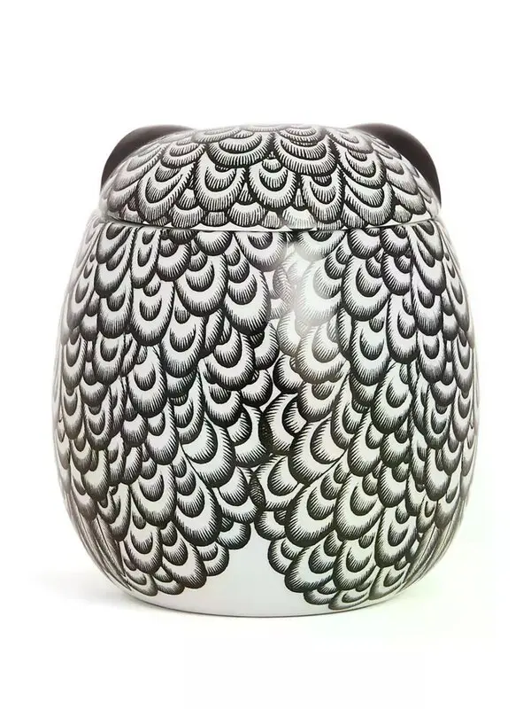 FORNASETTI Owl-motif Jar