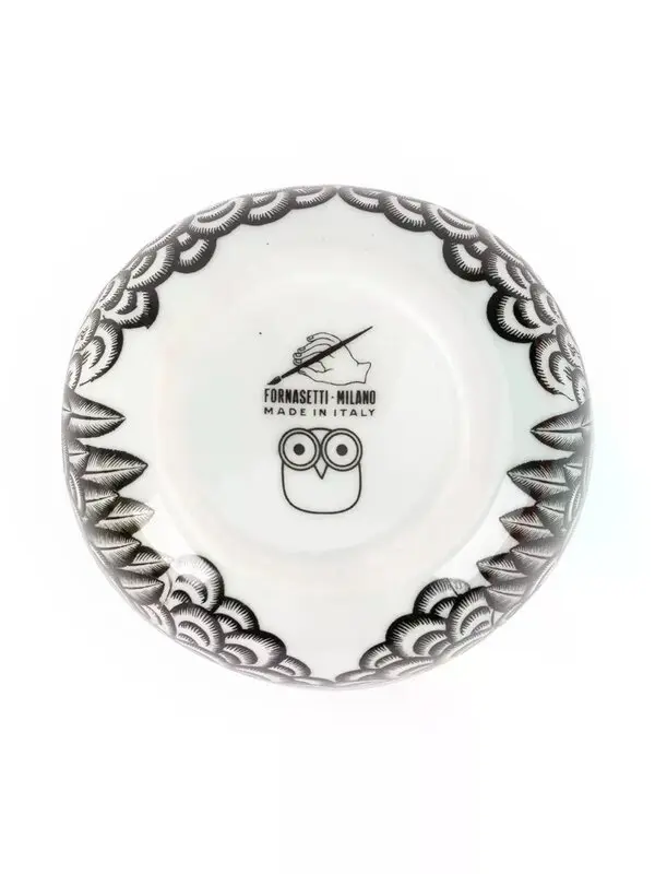 FORNASETTI Owl-motif Jar