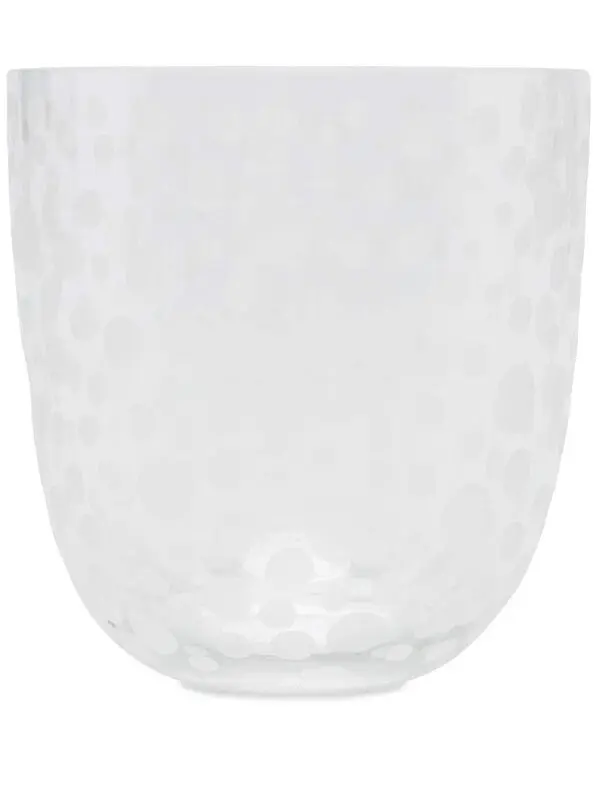 CARLO MORETTI Polka Dot Pattern Glass - White