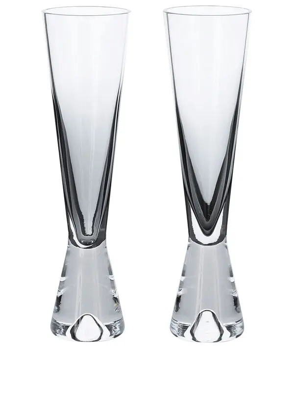 TOM DIXON Tank Champagne Glasses - White