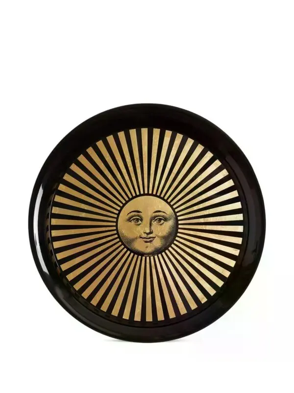 FORNASETTI Sole Raggiante Tray - Black