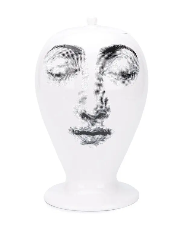 FORNASETTI Face Printed Jar