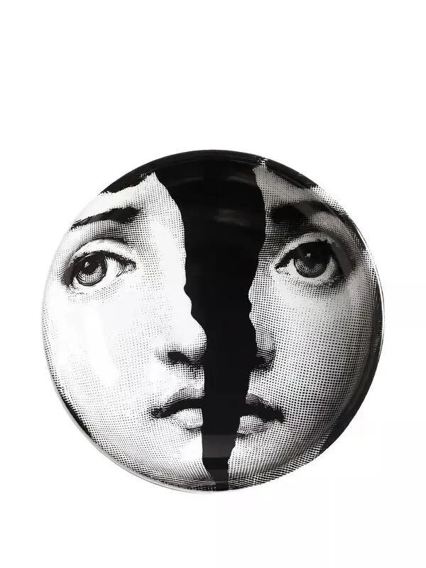 FORNASETTI Tema E Variazioni N.10 Ashtray - Black
