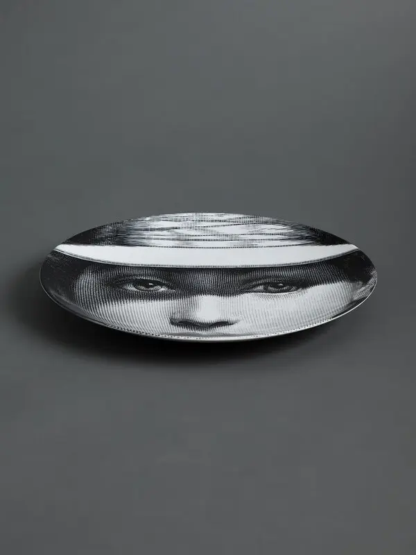 FORNASETTI Plate - Black