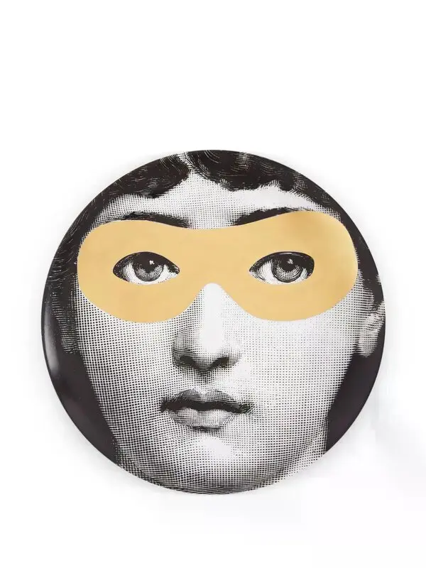 FORNASETTI Tema E Variazioni N. 22 Wall Plate - Black