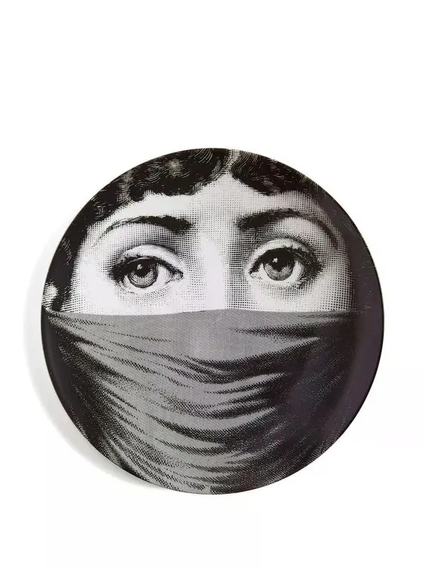 FORNASETTI Tema E Variazioni Wall Plate - Grey