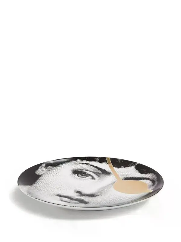 FORNASETTI Tema E Variazioni N. 8 Wall Plate - Black