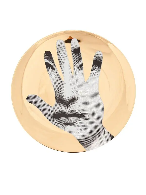 FORNASETTI Tema E Variazioni N.15 Plate - Black